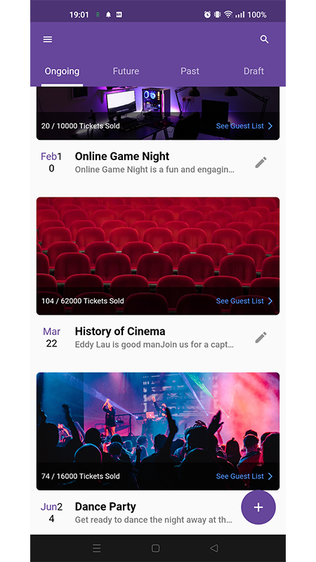 Organizer App for EventRight Pro Event Ticket Booking System by SaaSMonks